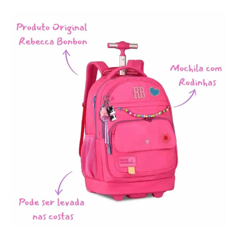 Mochila de Rodinhas Rebecca Bonbon Color Pop Miçangas - Clio – Brink Center